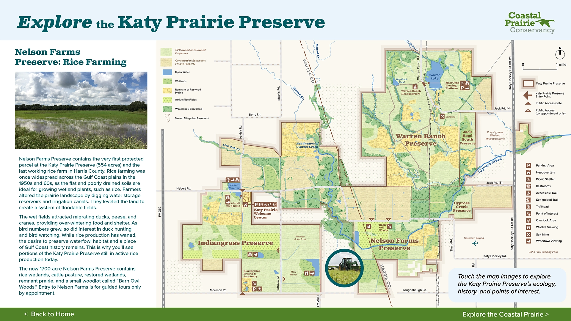 Katy Prairie Preserve Interactive Map and Stories Design - LVBrown ...
